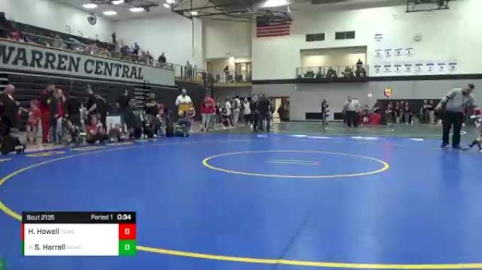 62 lbs Cons. Round 2 - Spencer Harrell, North Knox Wrestling Club vs ...