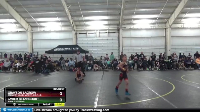52 lbs Round 2 - Grayson LaGrow, Reed City Youth Wrestling Club vs ...