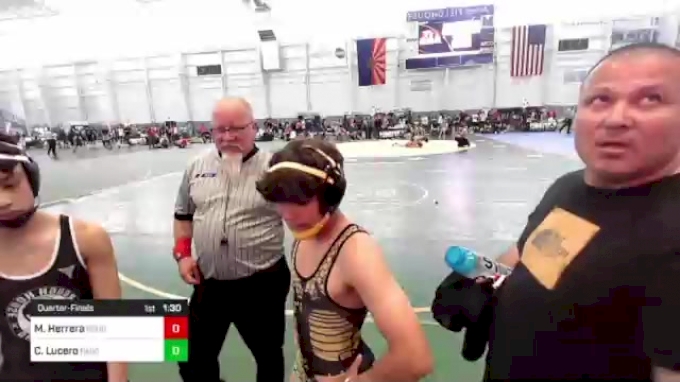 109 lbs Quarterfinal - Maddox Herrera, Rough House vs Colton Lucero ...