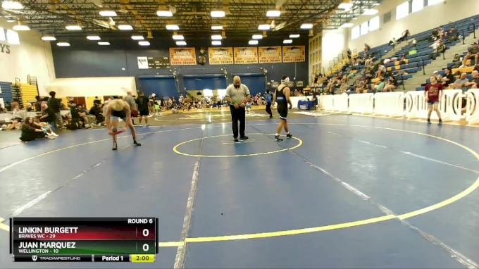 157 lbs Round 6 (8 Team) - Linkin Burgett, Braves WC vs Juan Marquez ...