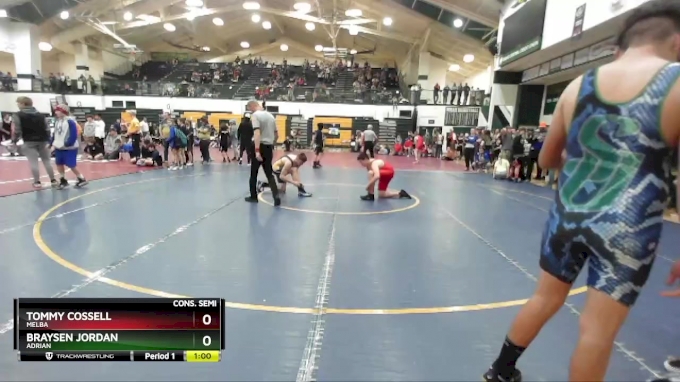 171 lbs Cons. Semi - Braysen Jordan, Adrian vs Tommy Cossell, Melba