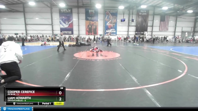 56 lbs Rd# 5- 3:45pm Friday Final Pool - Cooper Cerefice, PA Blue vs ...