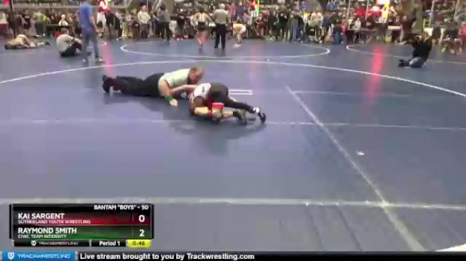 50 lbs Champ. Round 1 - Raymond Smith, CIWC Team Intensity vs Kai ...