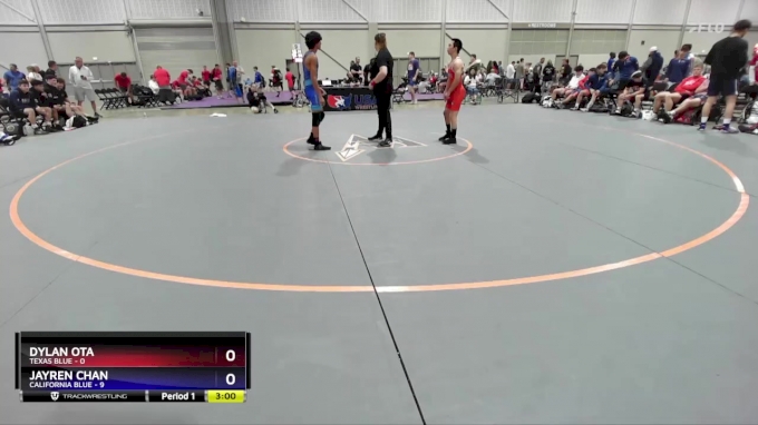 106 lbs Semis & 3rd Wb (16 Team) - Dylan Ota, Texas Blue vs Jayren Chan ...