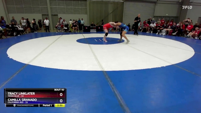 170 lbs Round 3 (8 Team) - Tracy Linklater, Texas Blue vs Camilla ...