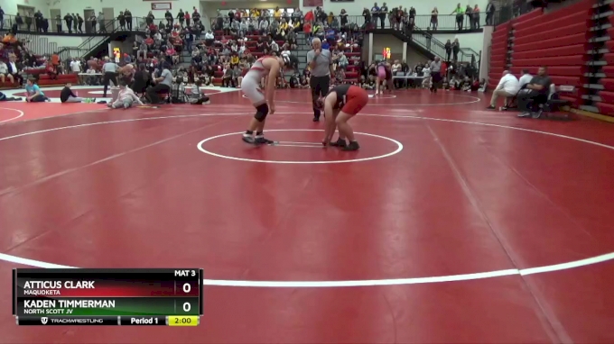 195 lbs Cons. Round 2 - Atticus Clark, Maquoketa vs Kaden Timmerman ...