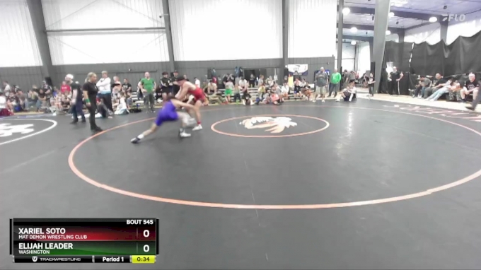 157 lbs Cons. Round 3 - Elijah Leader, Washington vs Xariel Soto, Mat ...