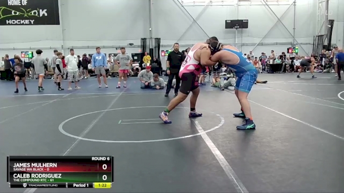 285 lbs Round 6 (8 Team) - Caleb Rodriguez, The Compound RTC vs James ...