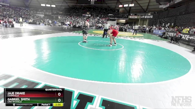 1B/2B 215 Quarterfinal - Jaje Drake, Coupeville vs Gabriel Smith, Lind ...