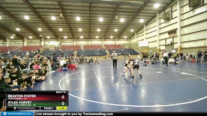 100 lbs Placement (16 Team) - Braxton Foster, Team Champs vs Rylen ...