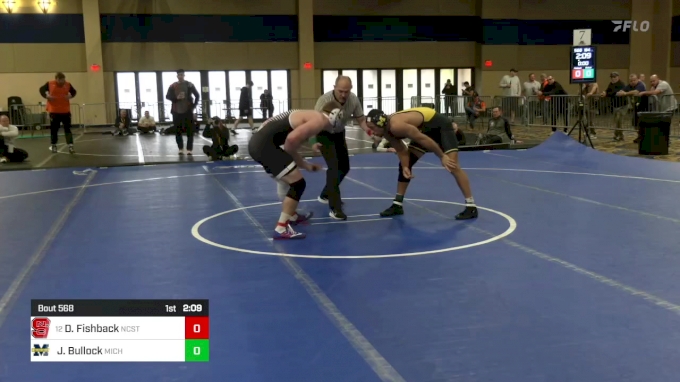 184 lbs Consi Of 4 - Dylan Fishback, NC State vs Jaden Bullock, Michigan