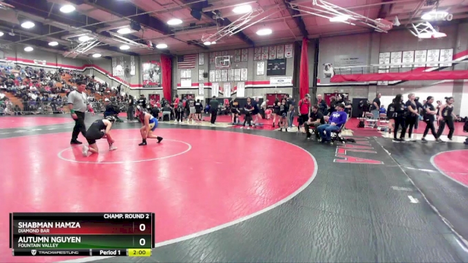 115 lbs Champ. Round 2 - Autumn Nguyen, Fountain Valley vs Shabman ...