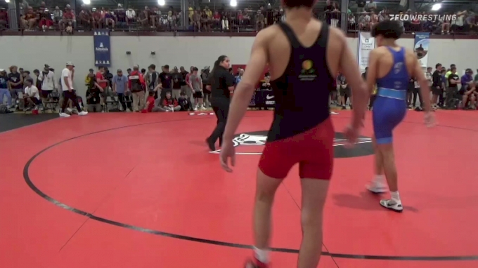 61 kg Quarterfinal - Kyler Larkin, Valiant Wrestling Club vs Sergio ...