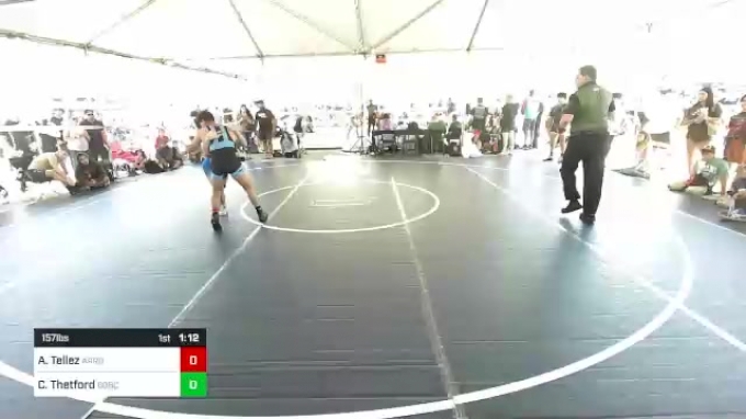 157 lbs Rr Rnd 1 - Alexis Tellez, Arroyo WC vs Chase Thetford, Bobcat WC