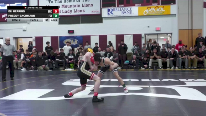 114 lbs Final - Eli Herring, Bishop McCort vs Freddy Bachmann, Faith ...