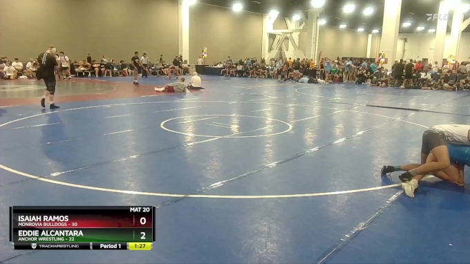 165 lbs Round 6 (10 Team) - Isaiah Ramos, Monrovia Bulldogs vs Eddie ...