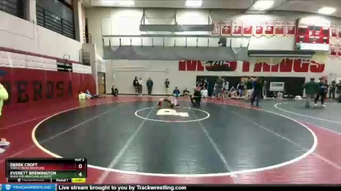 50-51 lbs Round 2 - Derek Croft, Team X-Treme Wrestling vs Everett ...