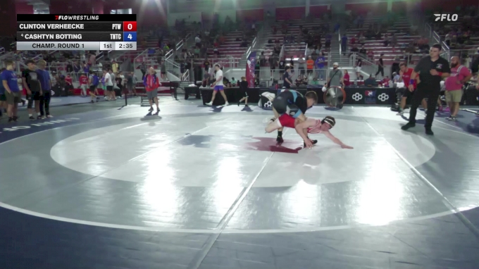 144 lbs Champ. Round 1 - Clinton VerHeecke, Patton Trained WC vs ...
