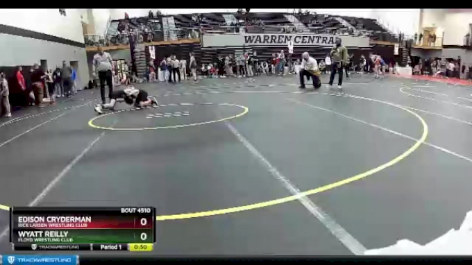 71 lbs Champ. Round 2 - Wyatt Reilly, Floyd Wrestling Club vs Edison ...