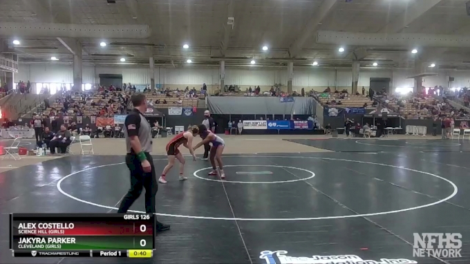 Girls 126 lbs 5th Place Match - Alex Costello, Science Hill (Girls) vs ...