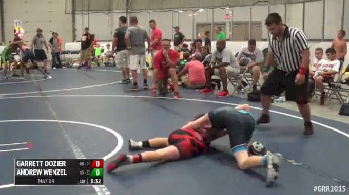 110 Championship Bracket Garrett Dozier (Gladiators Swords) vs. Andrew ...
