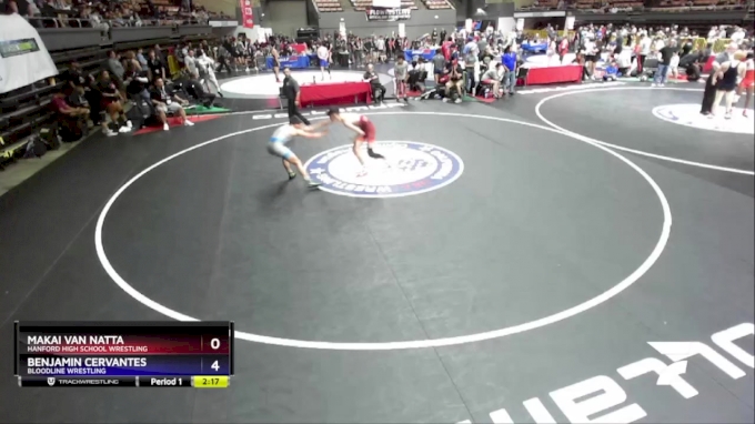 113 lbs Cons. Round 4 - Makai Van Natta, Hanford High School Wrestling ...