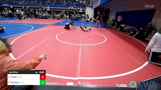 64-67 lbs Rr Rnd 1 - Vincent Cook, Prague vs Pistol Autrey, Keystone Kids