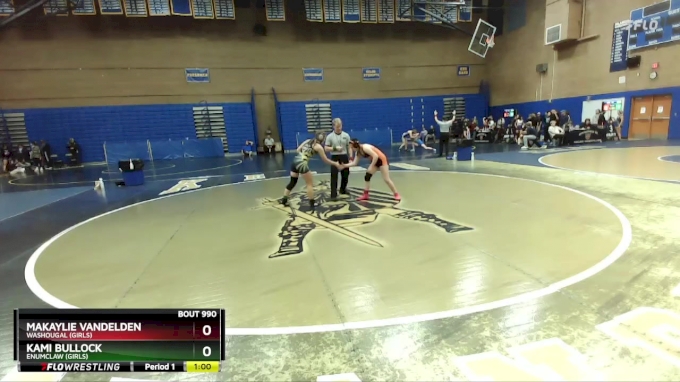 135lbs Cons. Round 2 - Kami Bullock, Enumclaw (Girls) vs Makaylie ...