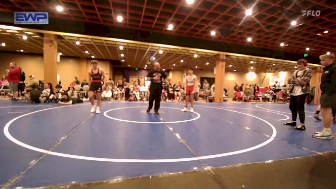132 lbs Consolation - Aidan Marks, Unattached vs Landon Leavitt, NORTH ...