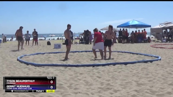 90kg Finals Round 2 - Tyson Beauperthuy, Colorado vs Gerrit Nijenhuis ...