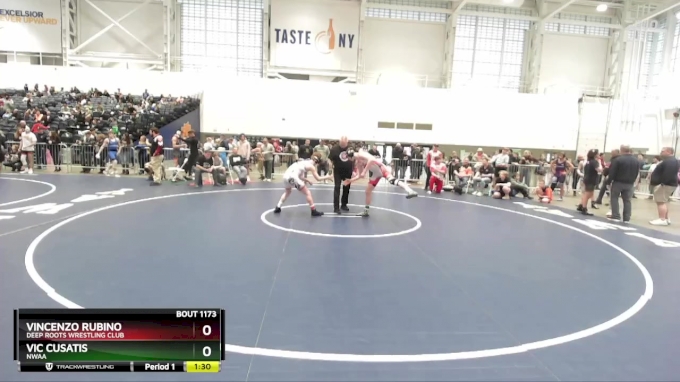 138 lbs Champ. Round 2 - Vincenzo Rubino, Deep Roots Wrestling Club vs ...