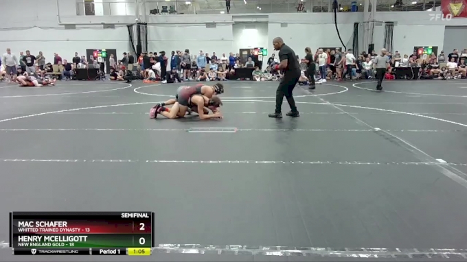 144 lbs Semis (4 Team) - Mac Schafer, Whitted Trained Dynasty vs Henry ...