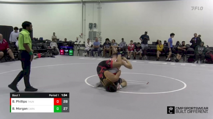 220 lbs Finals (2 Team) - Bryce Phillips, Team Thunder vs Brenan Morgan ...