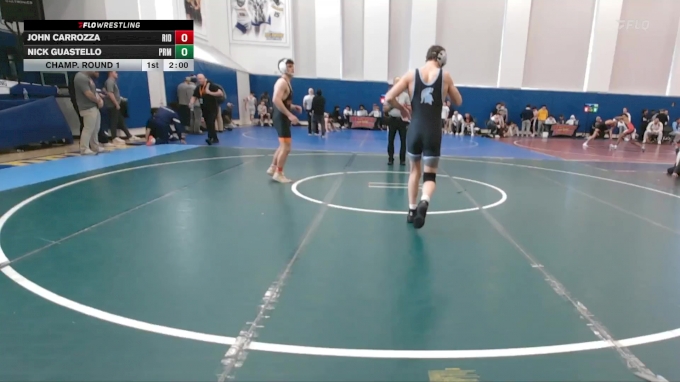 144 lbs Champ. Round 1 - John Carrozza, Ridgefield vs Nick Guastello ...