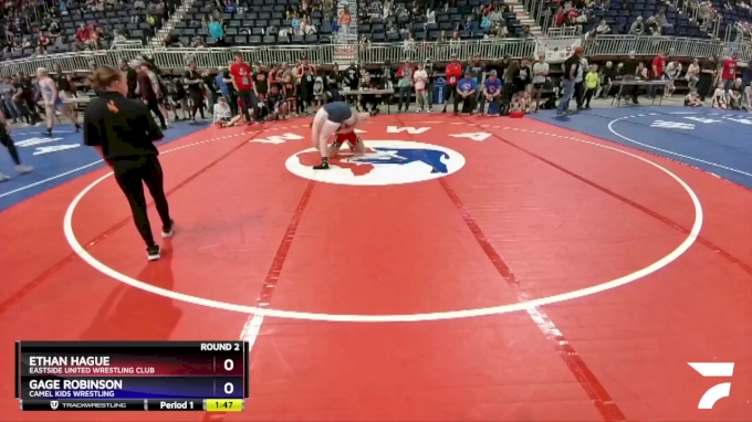 175 lbs Round 2 - Ethan Hague, Eastside United Wrestling Club vs Gage ...