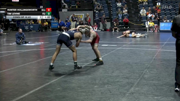 141 lbs Consi Of 16 #2 - Hunter Hollingsworth, Oklahoma vs Tim Levine ...