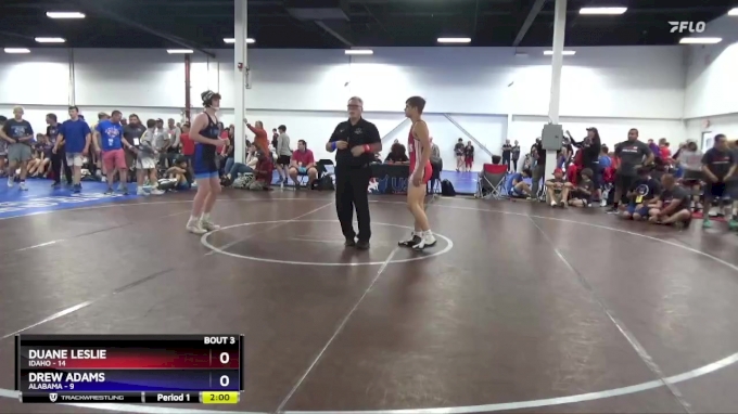 165 lbs Round 1 (8 Team) - Duane Leslie, Idaho vs Drew Adams, Alabama