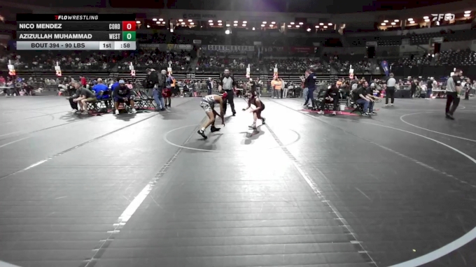 90 lbs Consi Of 8 #1 - Nico Mendez, Cordoba Trained vs Azizullah ...