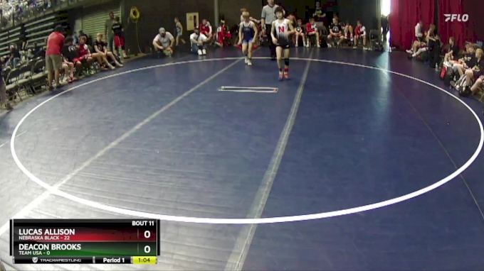 70 lbs Round 4 (6 Team) - Lucas Allison, Nebraska Black vs Deacon ...