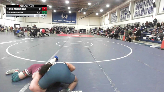 190 lbs Quarterfinal - Cris Menendez, Bethel vs Isaiah Smith, Platt