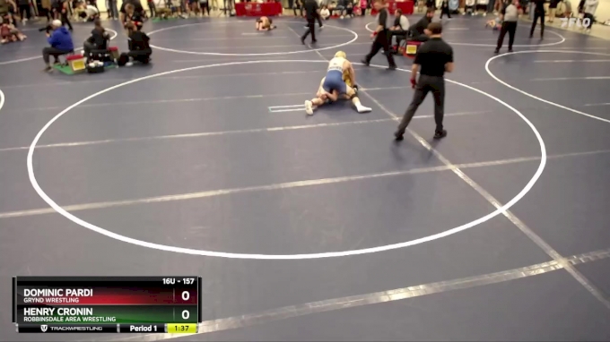 157 lbs 3rd Place Match - Dominic Pardi, Grynd Wrestling vs Henry ...