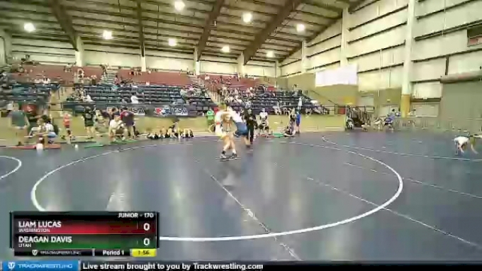 170 lbs Cons. Round 3 - Liam Lucas, Washington vs Deagan Davis, Utah