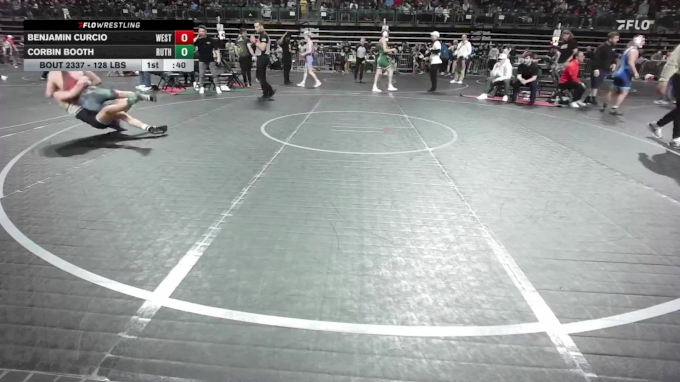 128 lbs Consi Of 8 #1 - Benjamin Curcio, West Deptford vs Corbin Booth ...