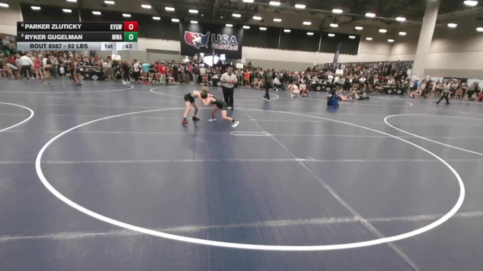 92 lbs Champ. Rd Of 16 - Parker Zluticky, Kansas Young Guns Wrestling ...