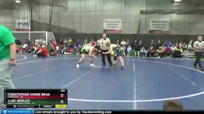 250 lbs Round 2 (6 Team) - Luke Nehlich, South Dakota Storm vs ...