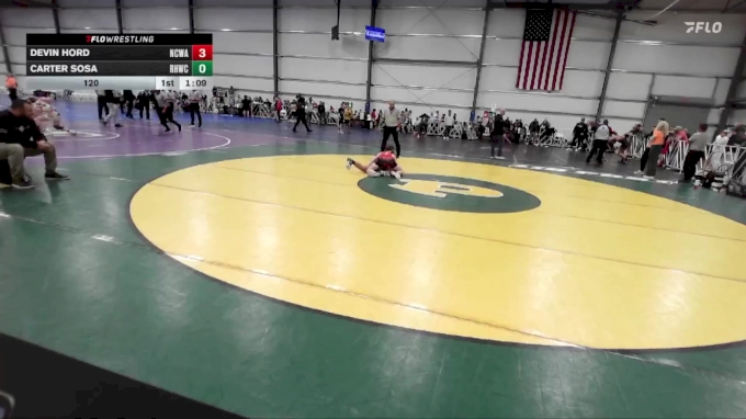 120 lbs Round 5 (3pm Friday) - Devin Hord, NCWAY National Team vs ...