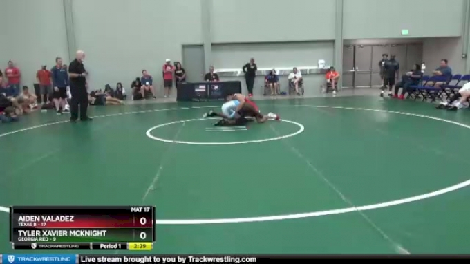 152 lbs Placement Matches (8 Team) - Aiden Valadez, Texas B vs Tyler ...