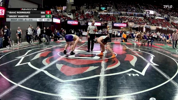 A - 215 lbs Champ. Round 1 - Isaac Rodriguez, Ronan vs Brody Vandyke ...