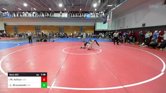113 lbs Quarterfinal - Malik Asfour, Lodi vs Logan Brzozowski, Seton ...