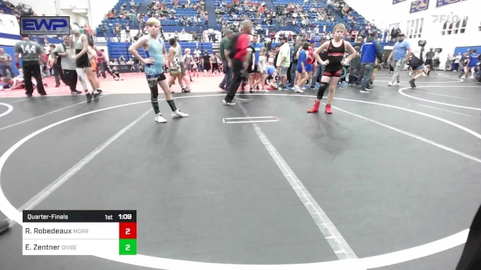 100 lbs Quarterfinal - Riggs Robedeaux, Morrison Takedown Club vs ...